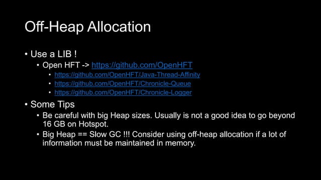 Java for ultra low latency applications | PPT