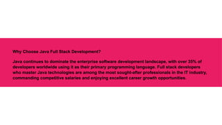 java-full-stack-course-in-coimbatore-nextskilltechnologies | PPTX