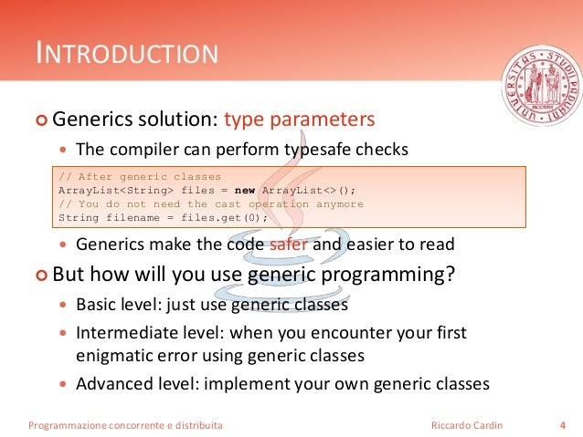 Java Generic Programming