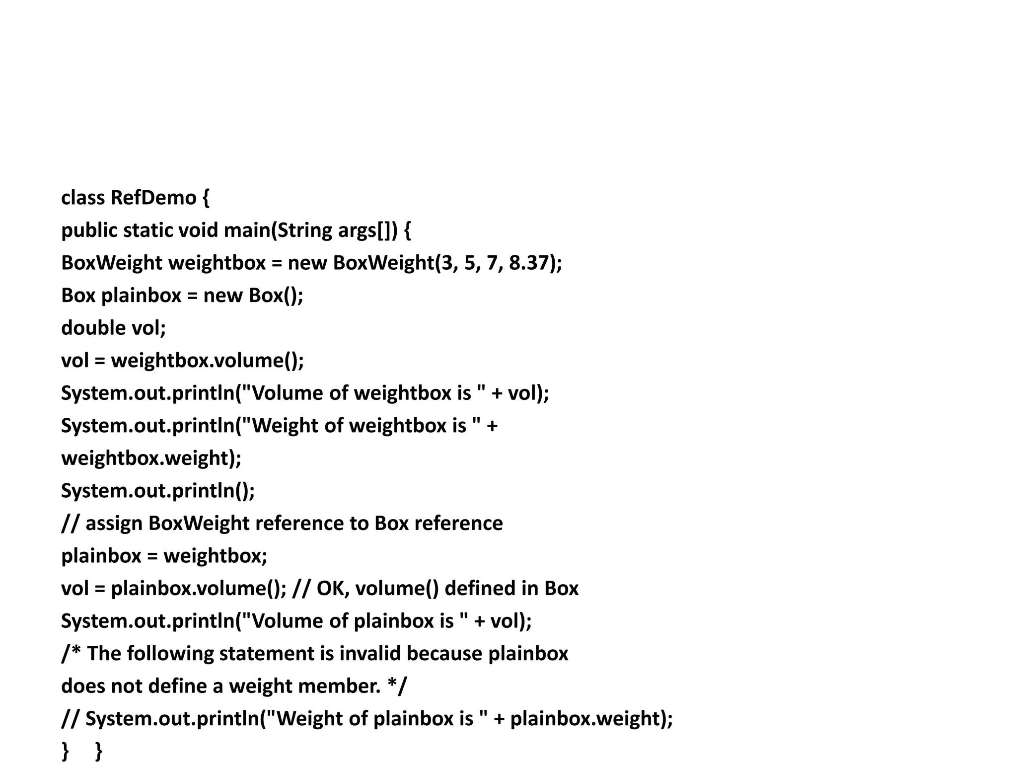Java Inheritance Ppt