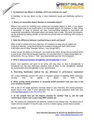 Java interview-questions-and-answers | PDF