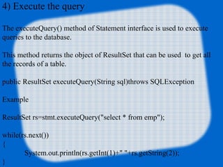 Java jdbc | PPT