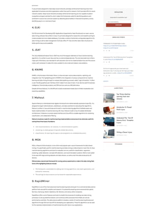 Top 10 Java Machine Learning Tools And Libraries | PDF