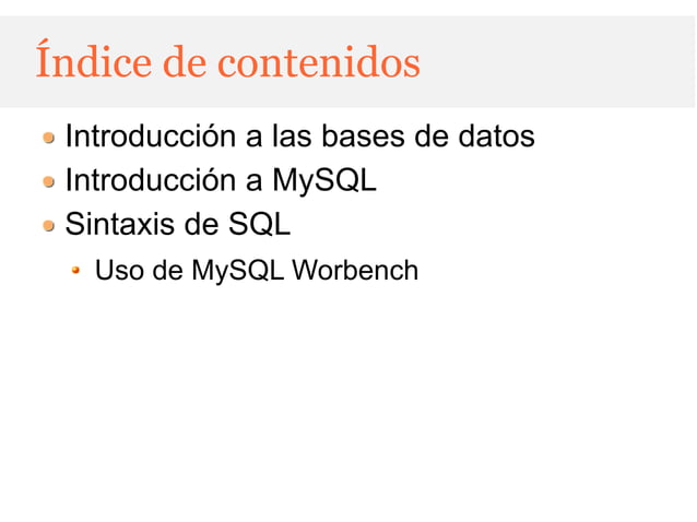 Introducción rápida a SQL | PPT