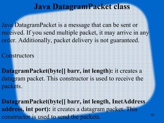 Java networking | PPT