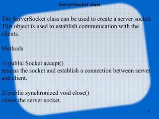 Java networking | PPT