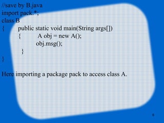 Java package | PPT