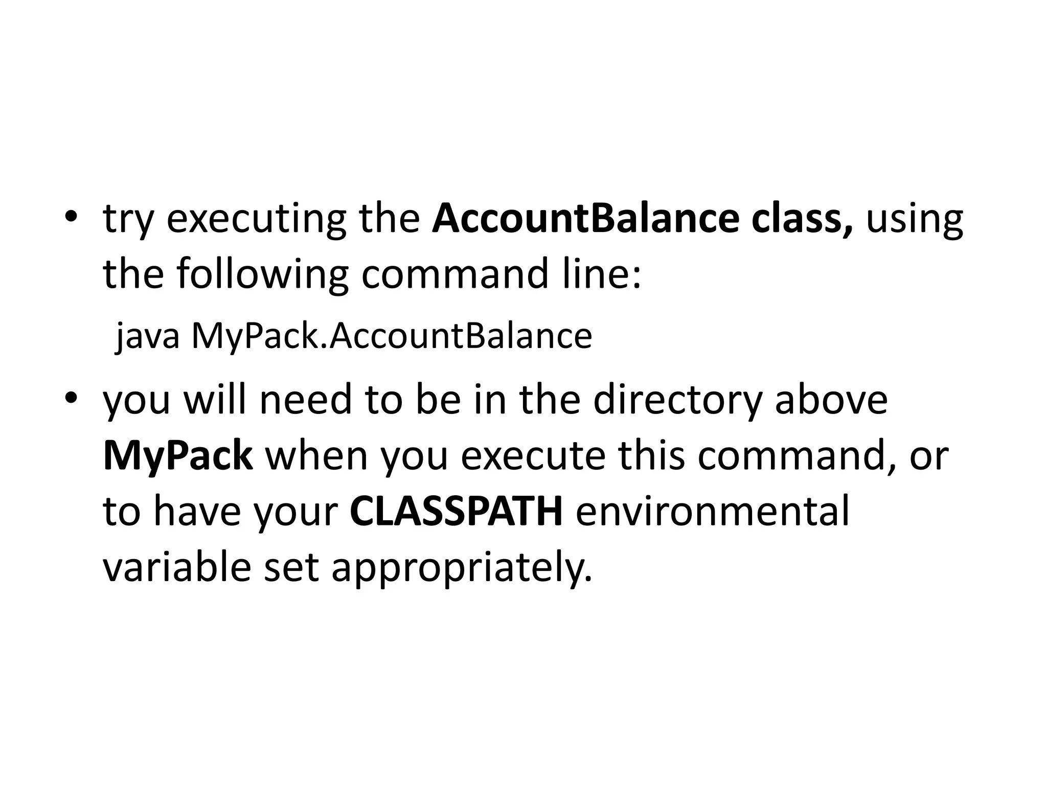 Java packages | PPTX | Programming Languages | Computing