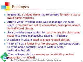 Java - Packages Concepts | PDF