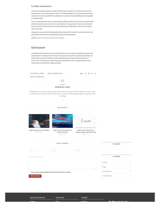When To Use The Parallel Stream In Java | PDF