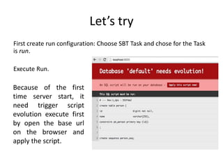 Java Play RESTful ebean | PPT