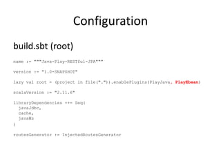 Java Play RESTful ebean | PPT