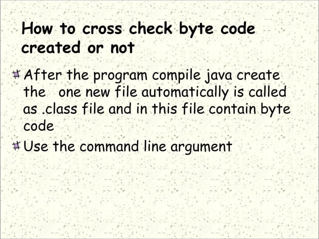 Java ppt | PPT