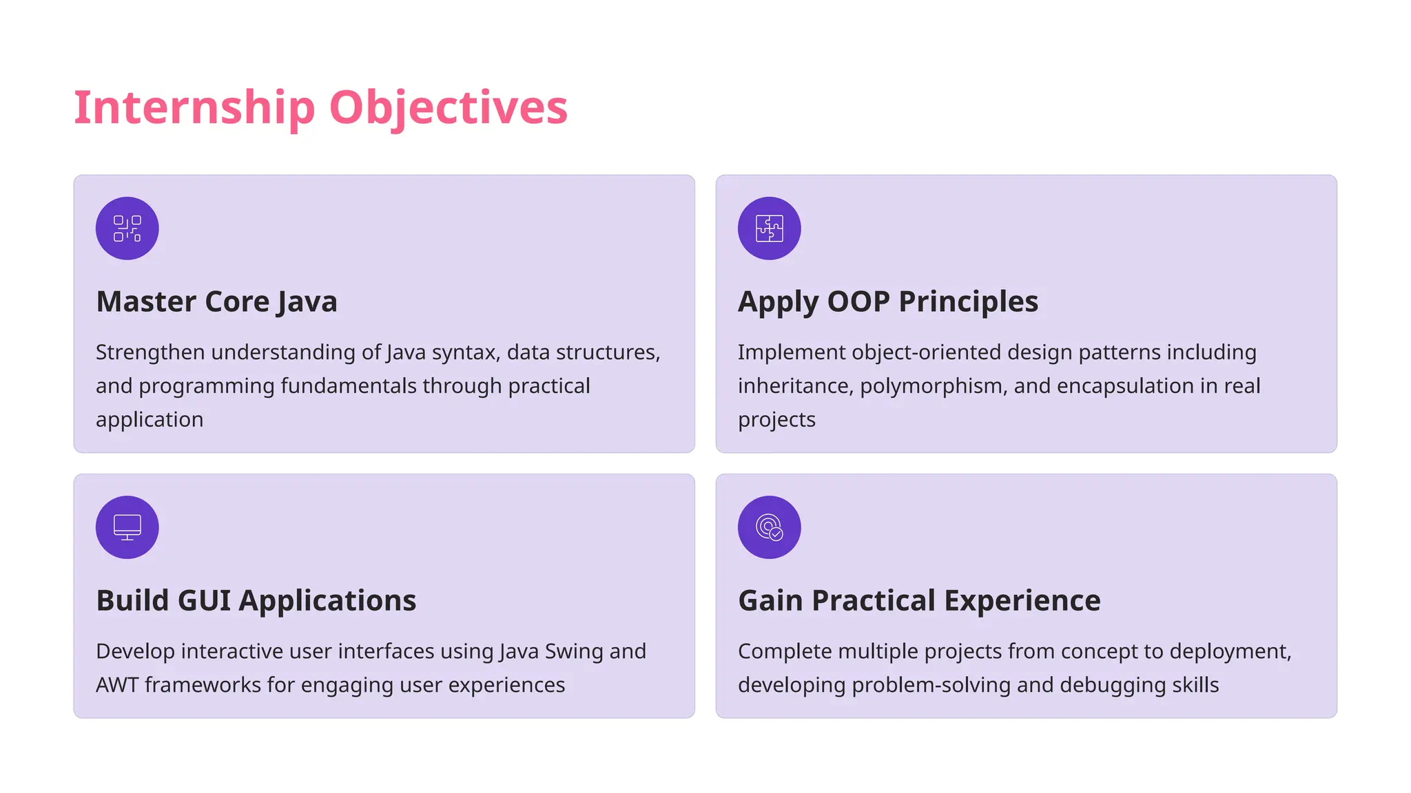 Advanced Java-Programming summer internship.pptx. | PPTX