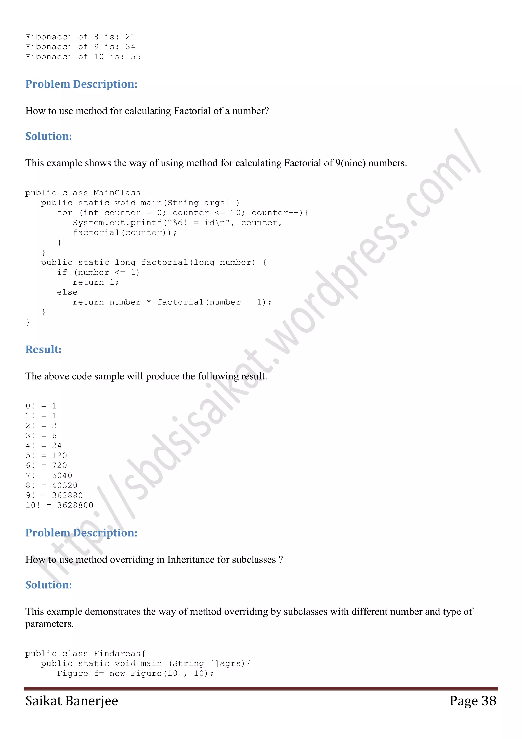 Java Programming-examples | Pdf