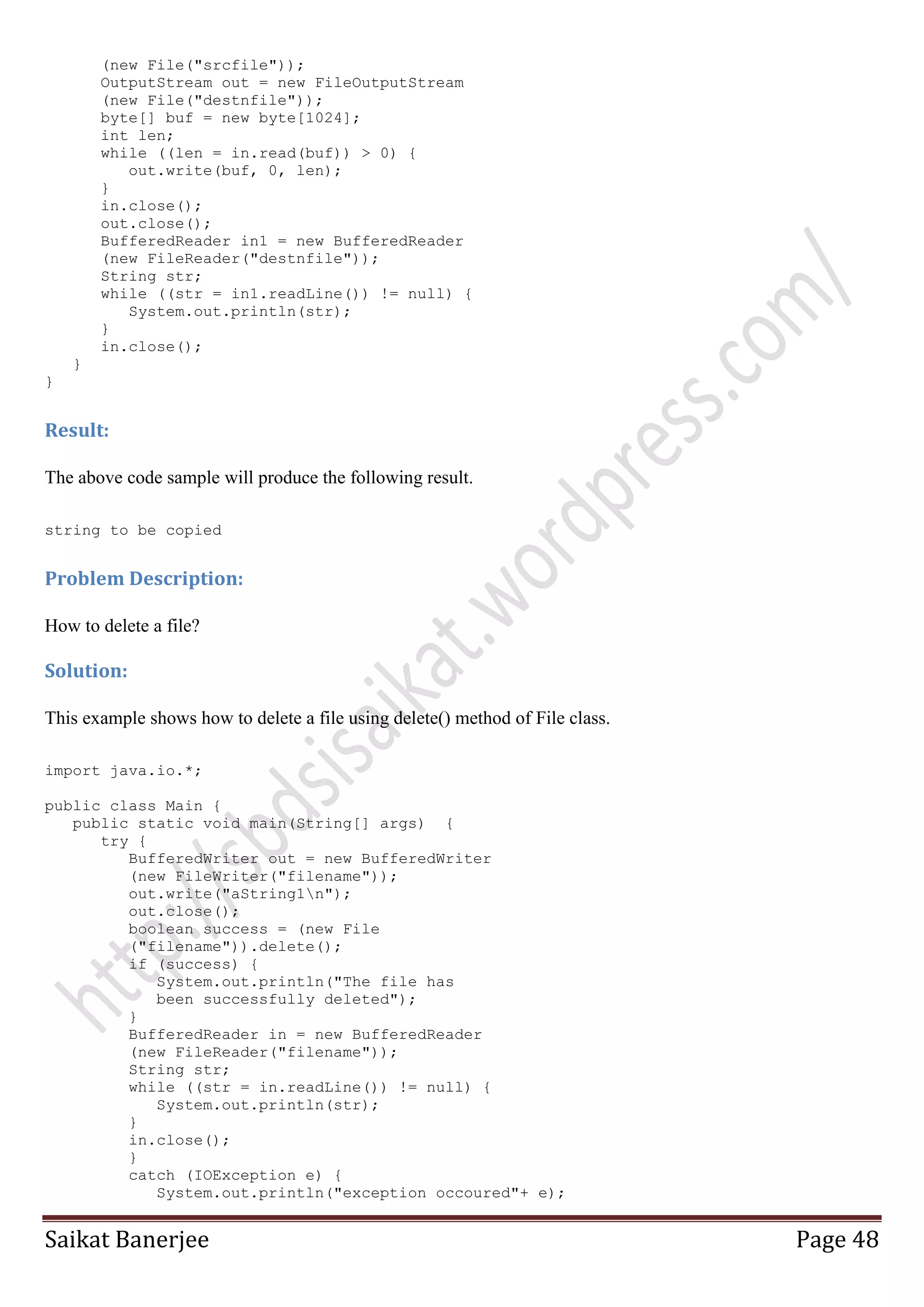 Java Programming-examples | Pdf