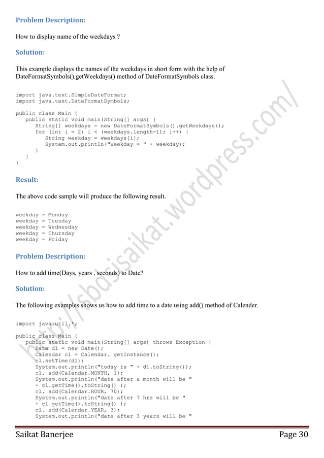 Java Programming-examples | Pdf
