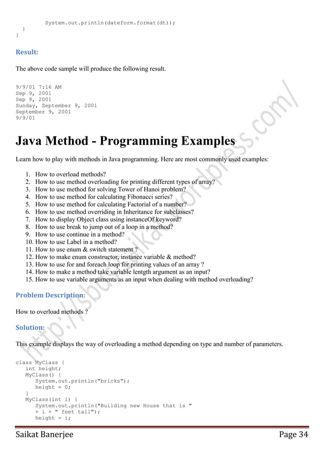 Java Programming-examples | Pdf