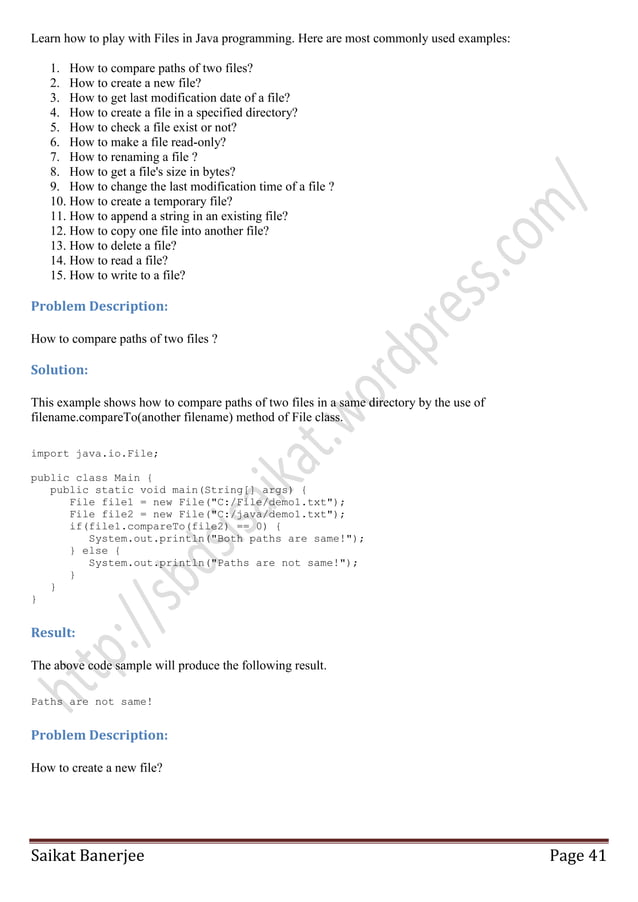 Java Programming-examples | Pdf