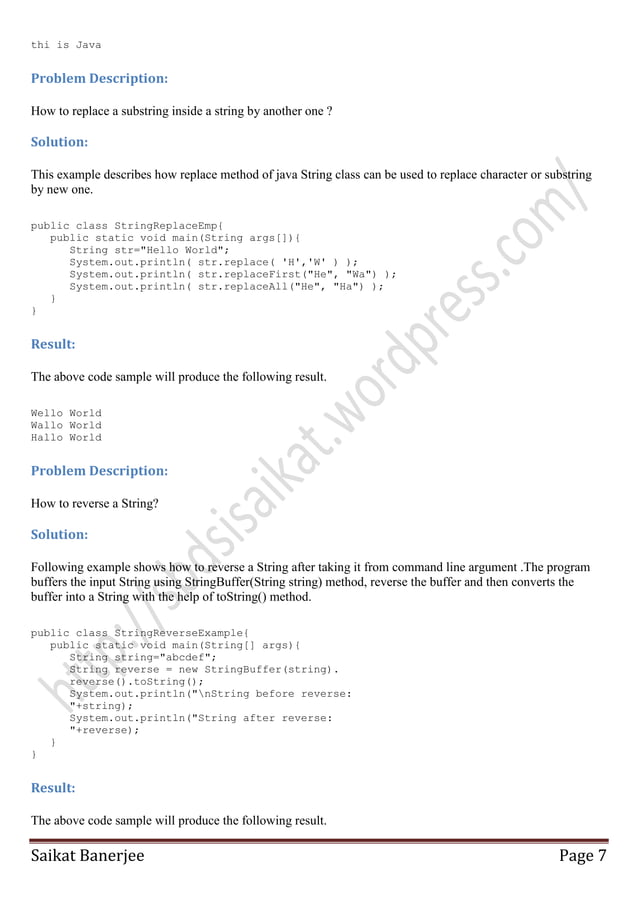 Java Programming-examples | Pdf