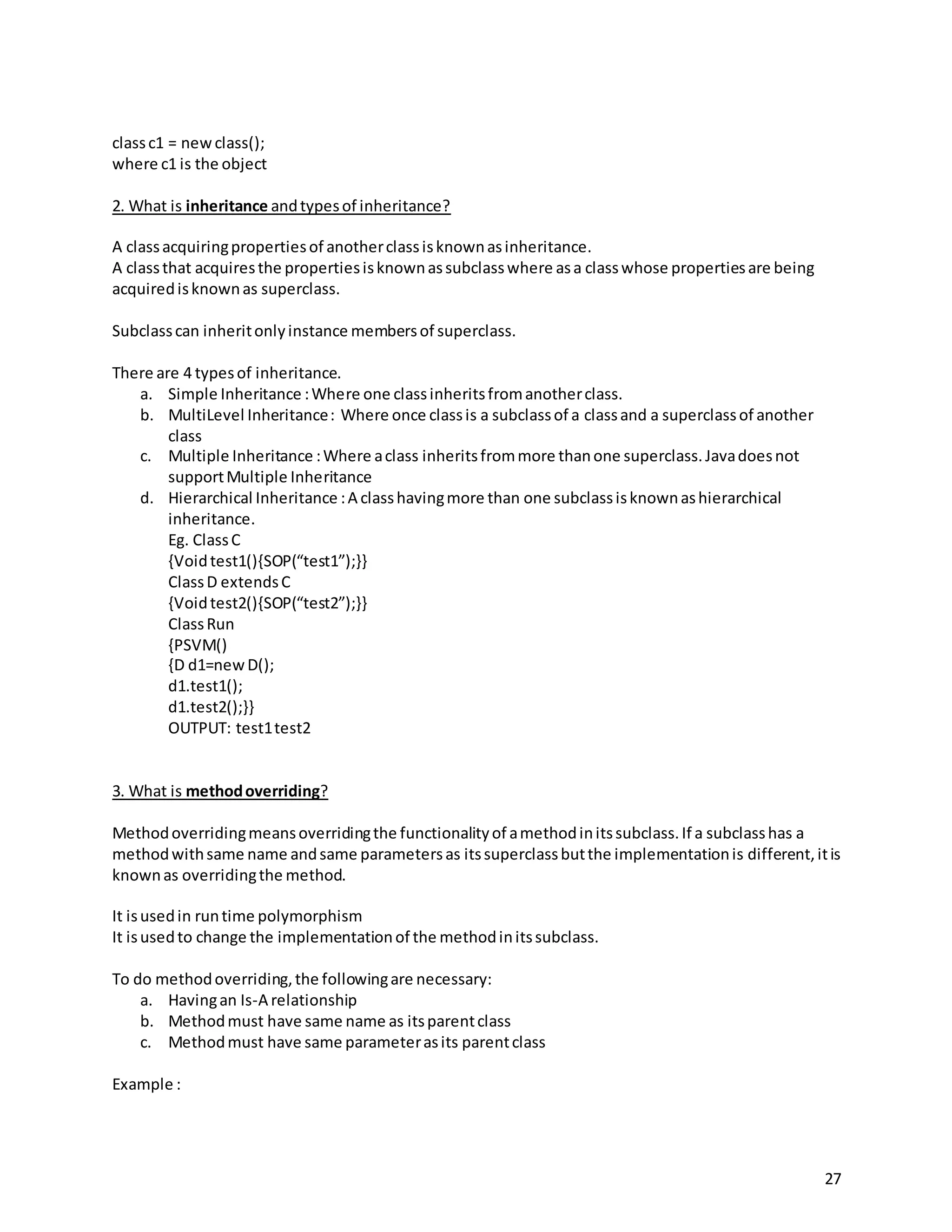 QA Auotmation Java programs,theory | PDF