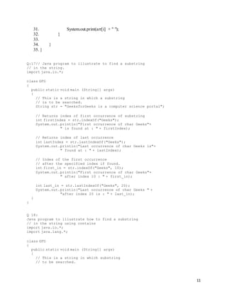 QA Auotmation Java programs,theory | PDF