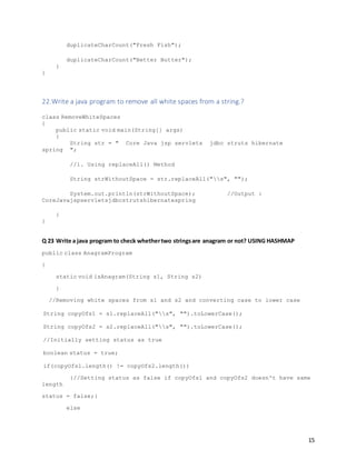 QA Auotmation Java programs,theory | PDF