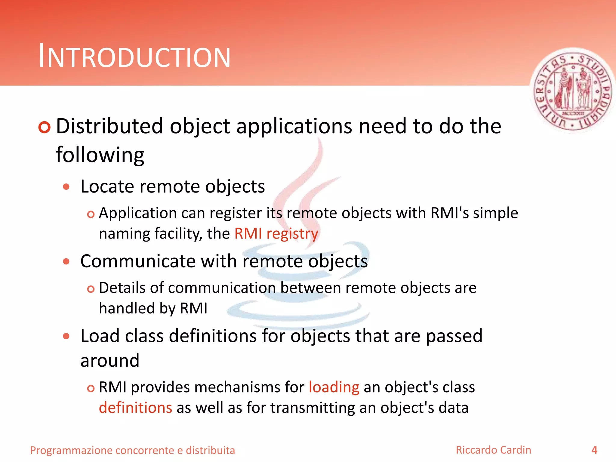 Java - Remote method invocation | PPT