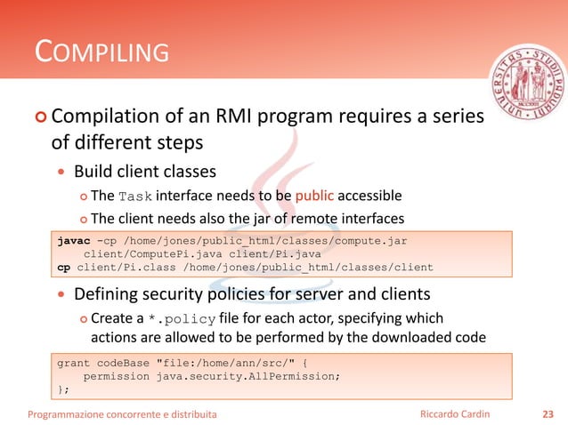 Java - Remote method invocation | PPT