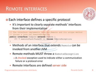 Java - Remote method invocation | PPT