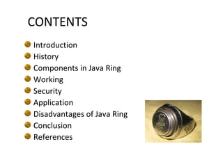 Java ring-110920020424-phpapp02 | PPT