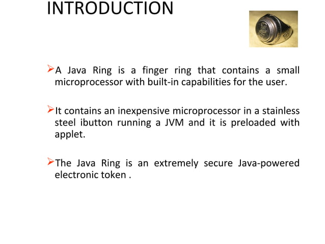 Java ring-110920020424-phpapp02 | PPT