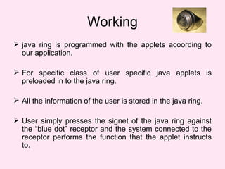 Java ring | PPT
