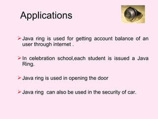 Java ring | PPT