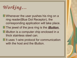 Java ring ppt | PPT