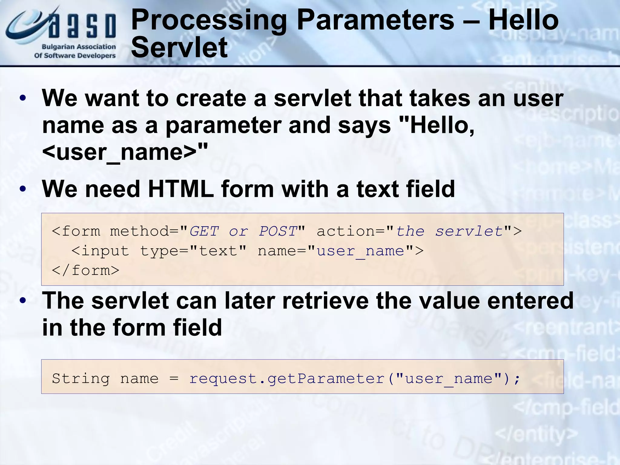 Java Servlets Ppt 