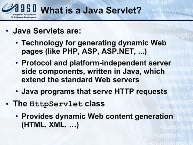 Java Servlets | PPT | Web Development | Internet