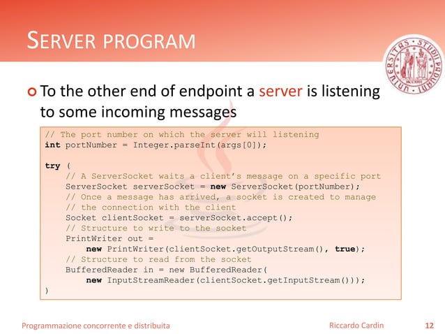 Java - Sockets | PPTX | Computer Networking | Computing