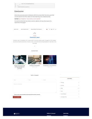 Stream Filter() In Java With Examples | PDF
