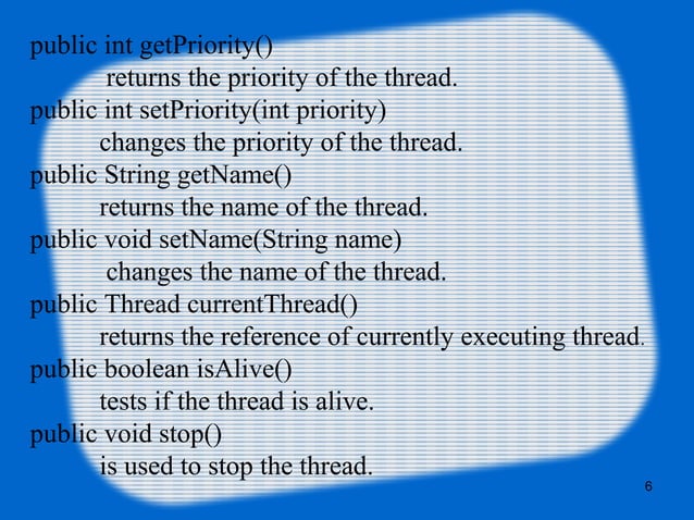 Java thread | PPT