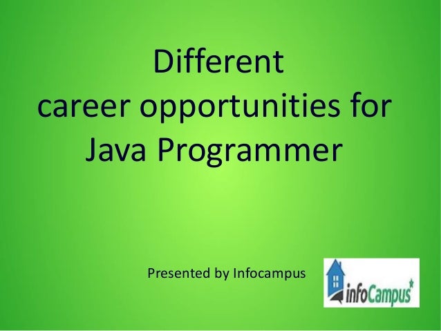 Different Career Opportunities For Java Programmer 
