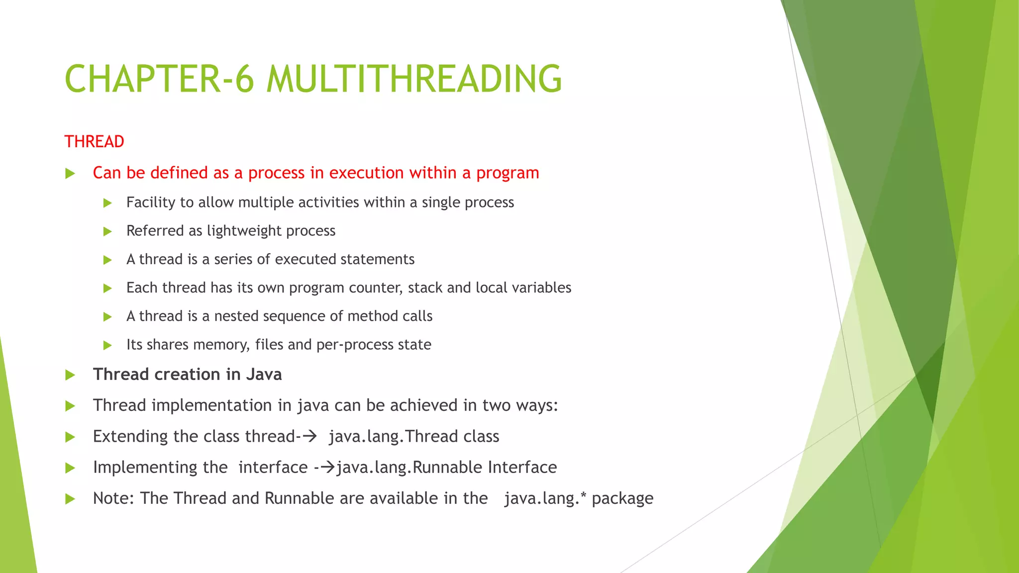 Java -Exception handlingunit-iv | PPT