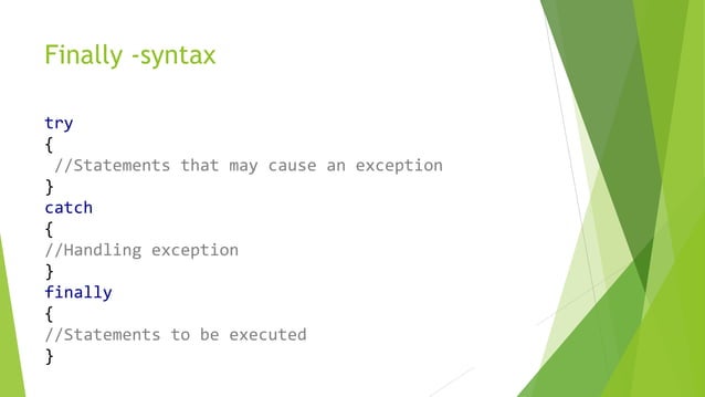 Java -Exception handlingunit-iv | PPT