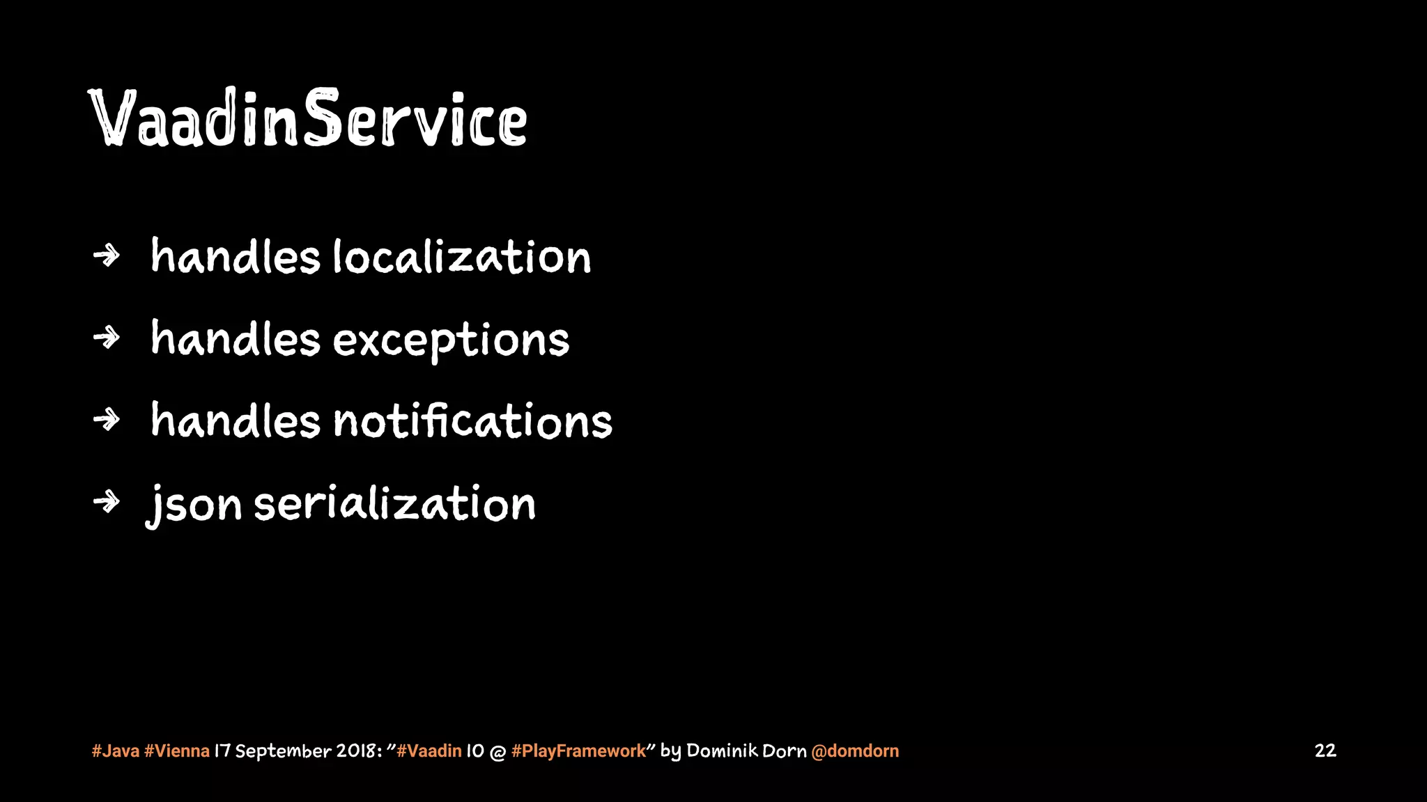 Vaadin 10 on PlayFramework | PPT