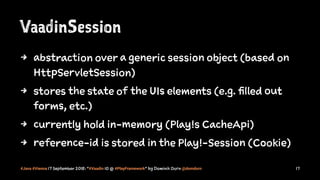 Vaadin 10 on PlayFramework | PPT