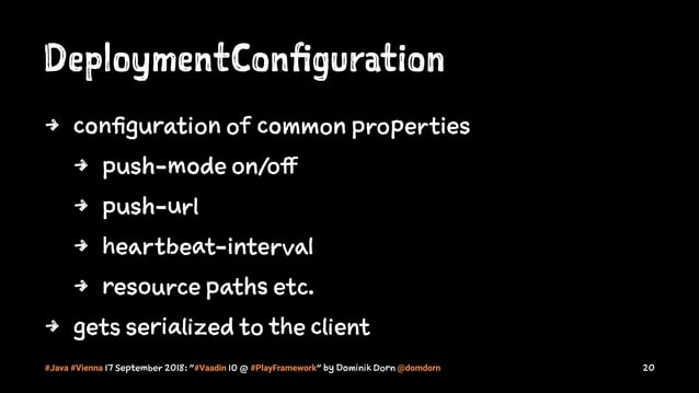 Vaadin 10 on PlayFramework | PPT