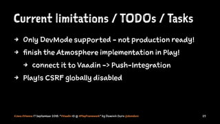 Vaadin 10 on PlayFramework | PPT