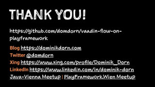 Vaadin 10 on PlayFramework | PPT