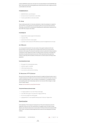 Top 10 Most Popular Java Web Crawling and Scraping Libraries | PDF