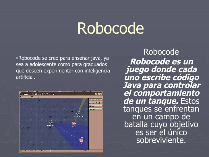 Java Y Robocode